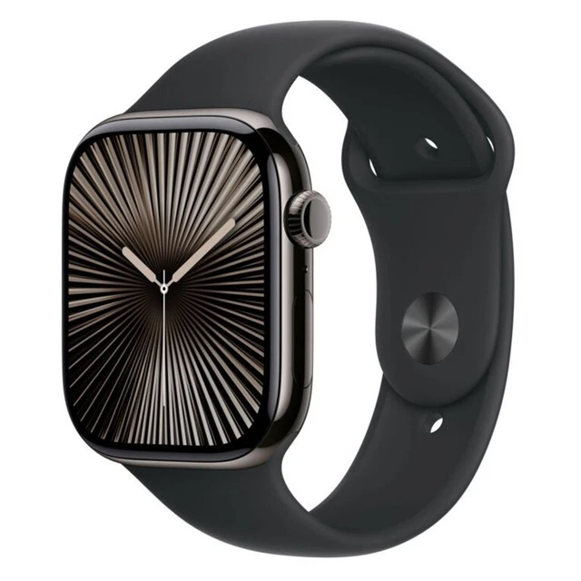 APPLE WATCH SERIES 10 GPS + Cellular 42mm Natural Titanium Case with ...