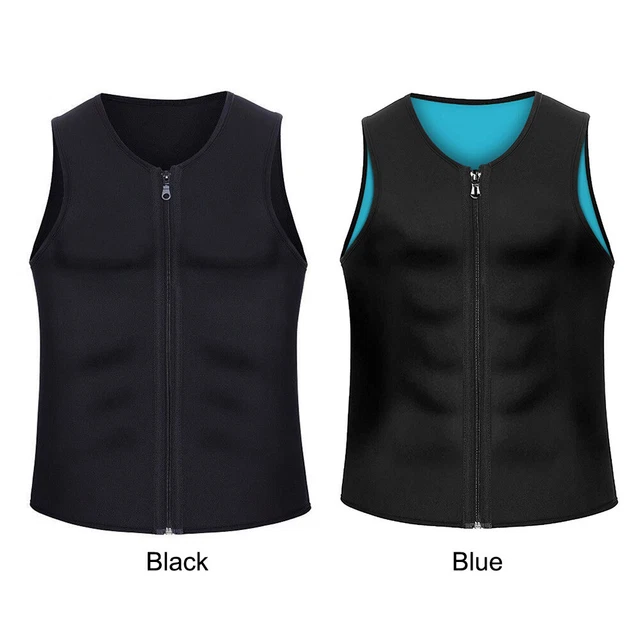 NEOPRENE BODY SHAPER Vest Sweaty Men Body Shapewear Elastic for ...