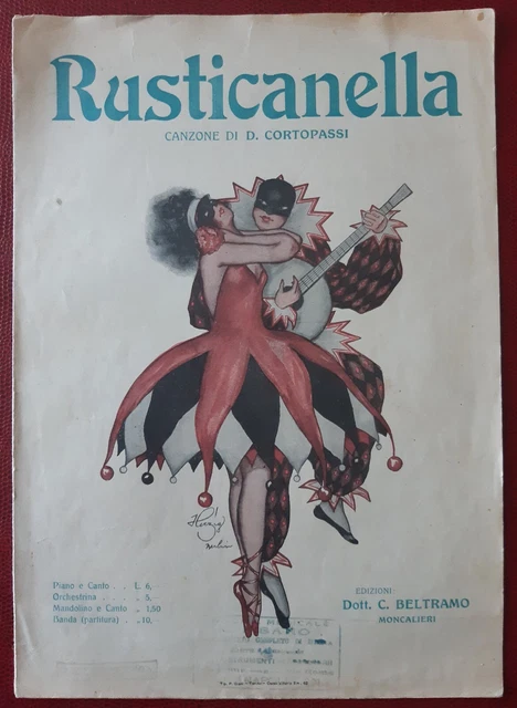 RUSTICANELLA CANZONE DI Domenico Cortopassi Sarzana Ed. Beltramo ...