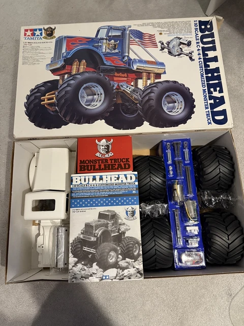 TAMIYA VINTAGE BULL Head Monster Truck 4x4x4 58089 New In Box Unbuilt ...