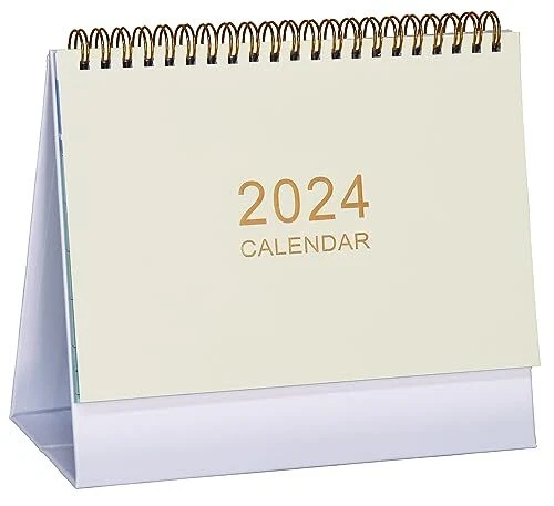 SMALL DESK CALENDAR, July 2023 - December 2024 Daily Planner Desktop ...