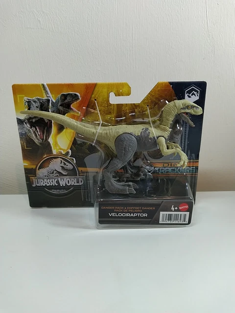 Mattel Jurassic World Danger Pack Velociraptor Dino Trackers Dinosaur 1607