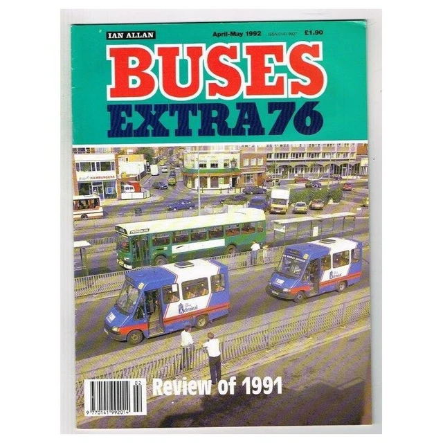 BUSES EXTRA MAGAZINE April/May 1992 mbox3593/i No.76 Review of 1991 $5. ...