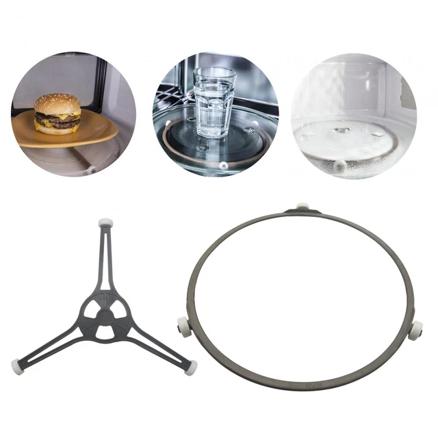 MICROWAVE TURNTABLE RING Glass Plate Tray Support Holder Roller Bracket ...
