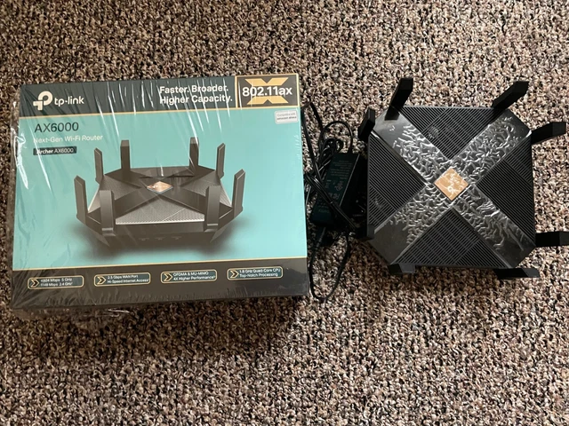 TP-LINK ARCHER AX6000 Dual Band Next-Gen Wi-Fi 6 Wireless Router - Pre ...