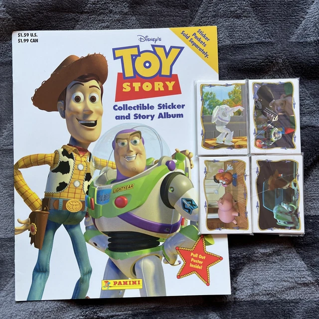 PANINI DISNEYS TOY Story Sticker Album With Poster And Full Set ...