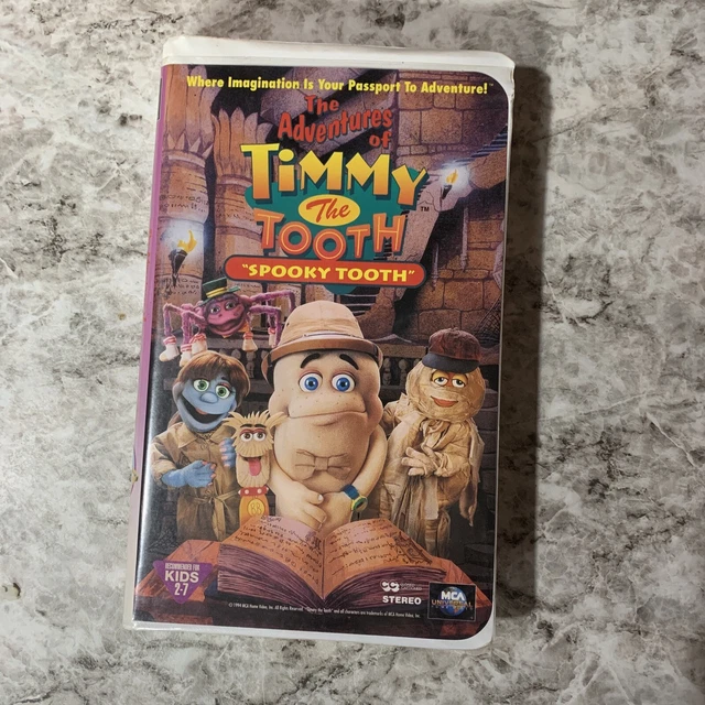 5 VTG VHS The Adventures of Timmy the Tooth Kids Show Tape Movies ...