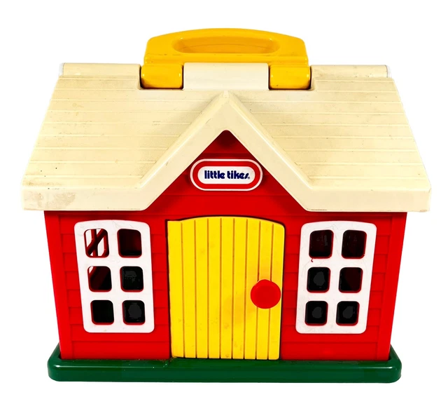 LITTLE TIKES-TODDLE TOTS-SCHOOL House-8" Tall-Vintage-Pretend Play-As ...