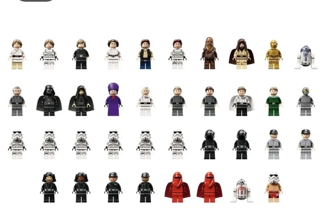 LEGO STAR WARS UCS Death Star 75419 Full Set Of 38 Minifigures . Pre ...