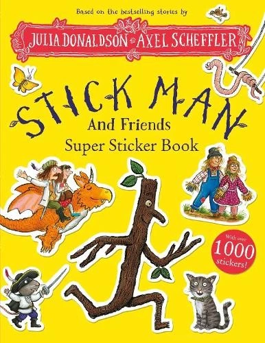 JULIA DONALDSON STICK Man and Friends Super Sticker Book (Poche) EUR 14 ...