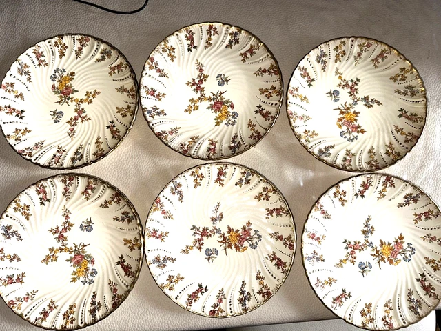 6 ASSIETTES A Dessert Sarreguemines Décor Louis Xv EUR 120,00 - PicClick FR