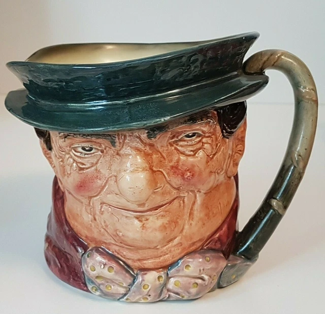 VINTAGE ROYAL DOULTON Toby Character Jug Tony Weller Early Large 6 1/4 ...