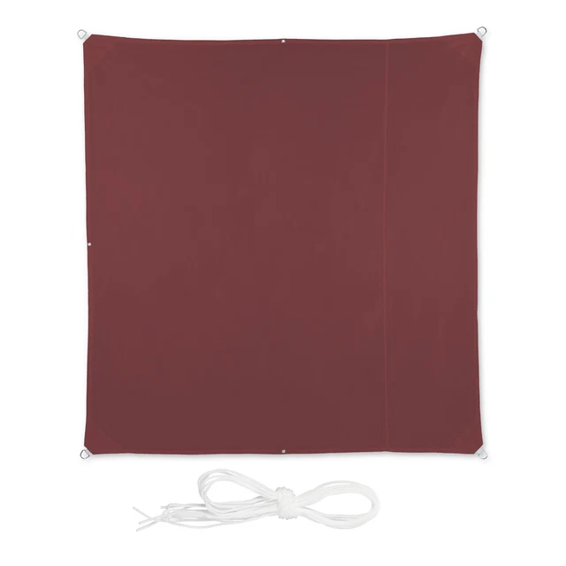 SONNENSEGEL MIT ÖSEN Balkonsegel Sichtschutz Segel Terrassenbeschattung ...