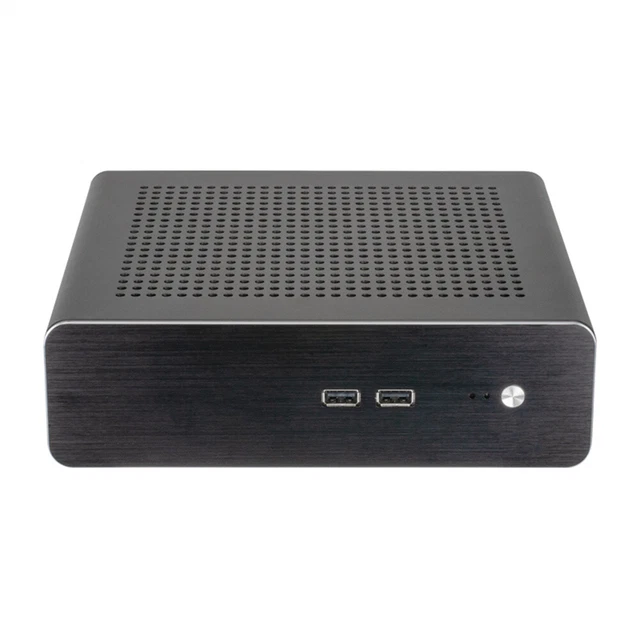 ALUMINUM BLACK MINI HTPC USB 2.0 Desktop Computer Case For Mini itx ...