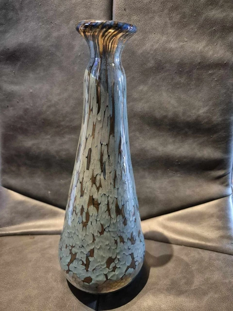 VASE MICHELE LUZORO epouse NOVARRO Vintage Maître Verrier EUR 100,00 ...