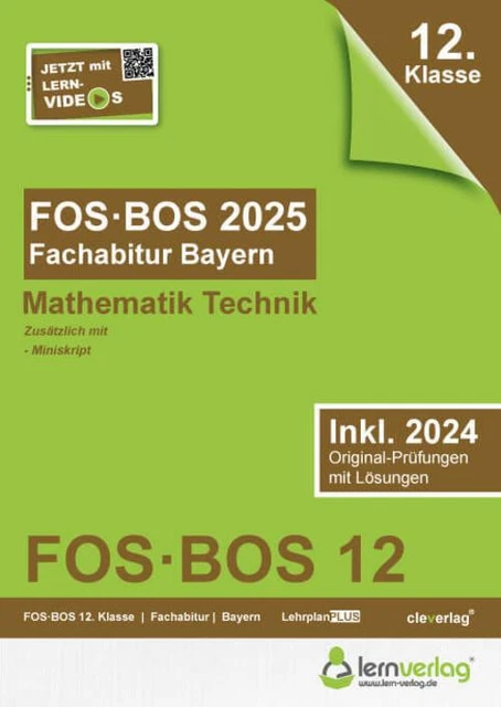 ABITURPRÜFUNG FOS/BOS BAYERN 2025 Mathematik Technik 12. Kla ...