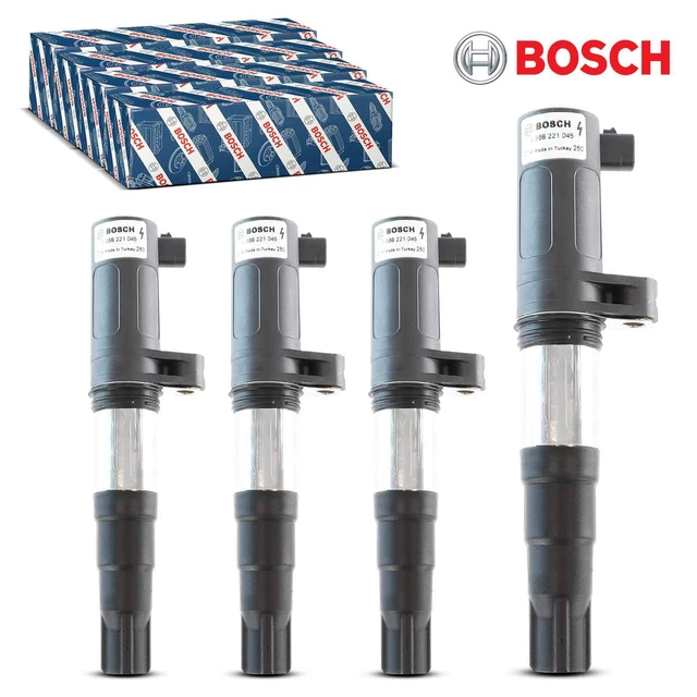 BOSCH 0986221045 BOBINE D'Allumage 4x Pour Renault Clio Laguna Megane ...