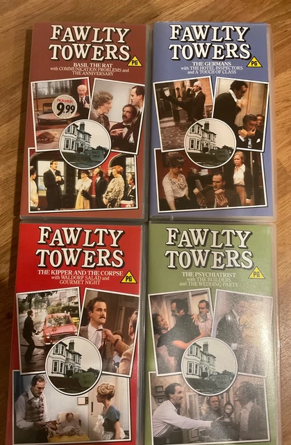 THE COMPLETE FAWLTY Towers Collection 4X VHS Video Tape Box Set - John ...