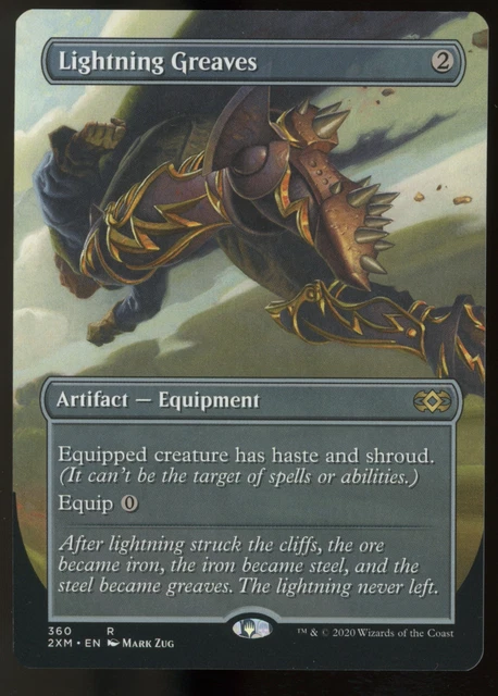 LIGHTNING GREAVES - Borderless - MTG Double Masters - RareCo EUR 1,15 ...