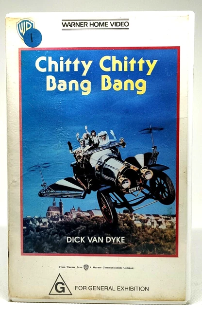 CHITTY CHITTY BANG Bang VHS PAL Very Rare EX-RENTAL Big Box TESTED 1968 ...