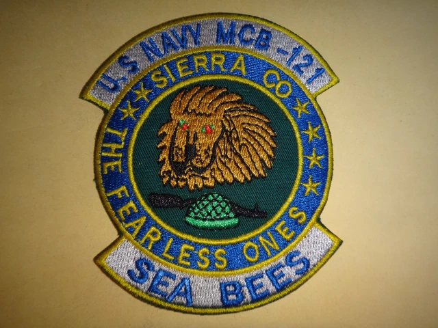 VIETNAM WAR US Navy MOBILE CONSTRUCTION Battalion MCB 121 SEABEES Patch ...
