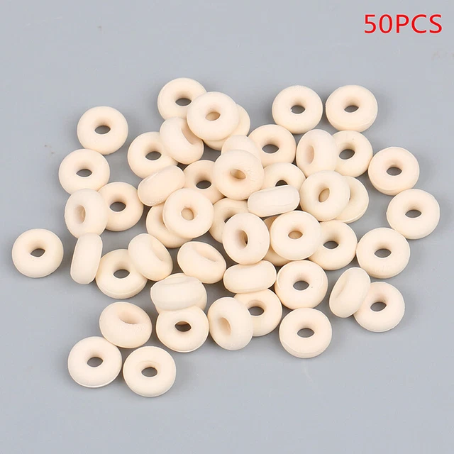 50PCS RUBBER RING Flat Rubber Band Fixation Binding Head Slingshot ...