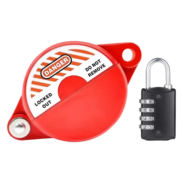 GATE VALVE LOCKOUT Device with Coded Lock Water Spigot Lock for Outside ...