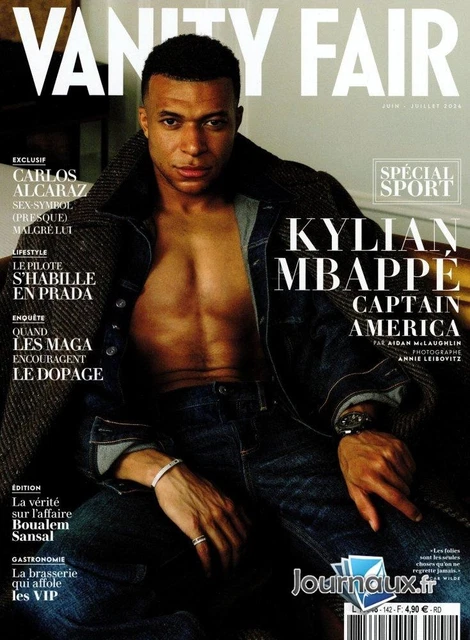 KYLIAN MBAPPE CARLOS Alcaraz Special Sport Vanity Fair 27 05 2026 EUR ...