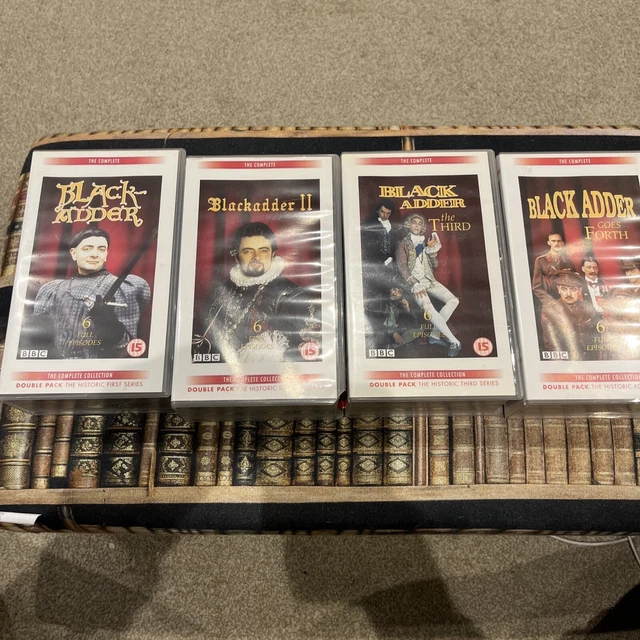 BBC'S BLACK ADDER Complete VHS Four Seasons Collection Featuring Rowan ...