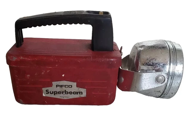 VINTAGE PIFCO SUPERBEAM Torch 1960's Hong Kong - Untested Prop Display ...