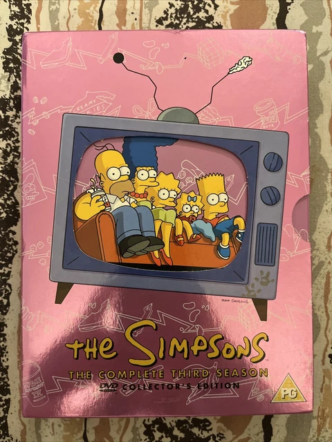 THE SIMPSONS COMPLETE Third Season DVD Box Set *24 EPISODES* (Reg 2 UK) £4.99 - PicClick UK