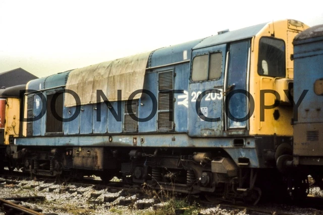 UK DIESEL TRAIN Railway Photograph Of Class 20 20205 Loco. (Rm20-365) £ ...