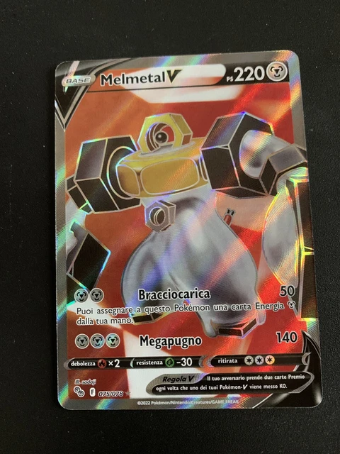POKEMON CARD MELMETAL V Full Art Pokémon Go 075/078 Ita EUR 6,90 - PicClick FR