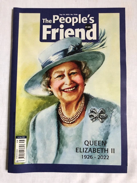 THE PEOPLE’S FRIEND British Magazine Queen Elizabeth II 24th September ...