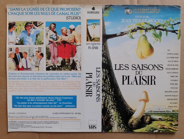 JAQUETTE VHS - Les Saisons Du Plaisir - Vhs Sleeve -Vestron - Mocky EUR 5,00 - PicClick FR