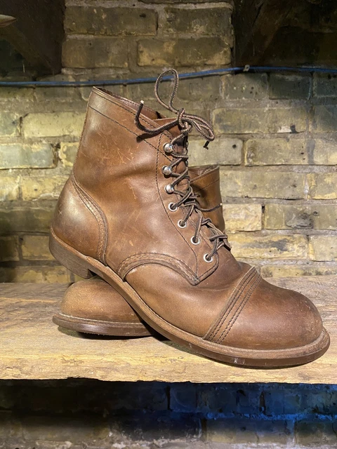 RED WING 8111 Iron Ranger Amber Harness Leather Boots Size 10 D £172.40 ...