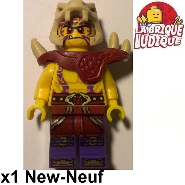 LEGO MINIFIG NINJAGO Zugu Helmet Armor Snake Tooth Anger Figure NEW £4. ...