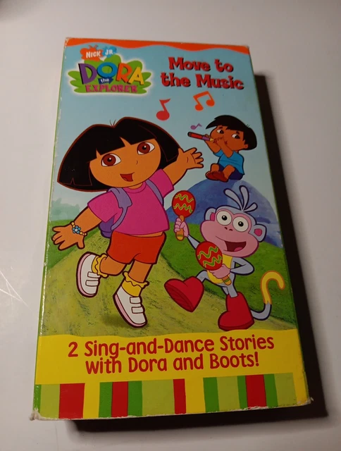 DORA THE EXPLORER Move to the Music VHS Tape 2002 Nick Jr Paramount ...