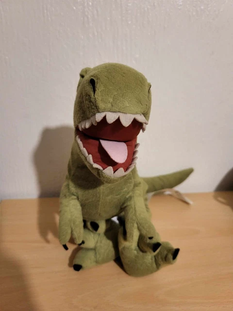 IKEA JATTELIK TYRANNOSAURUS Rex T Rex Dinosaur Soft Toy Plush Green £4. ...