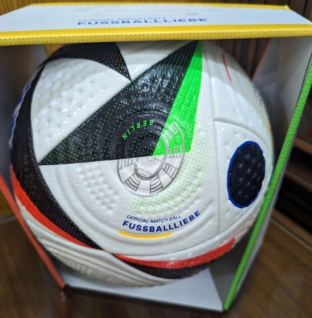 ADIDAS UEFA EURO 2024 Germany New FUSSBALLLIEBE Pro Match Soccer ball ...