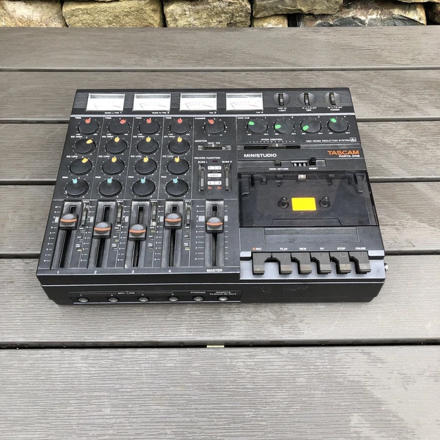 TASCAM MINISTUDIO PORTA One 4 Track Vintage Rare Cassette Tape Recorder ...