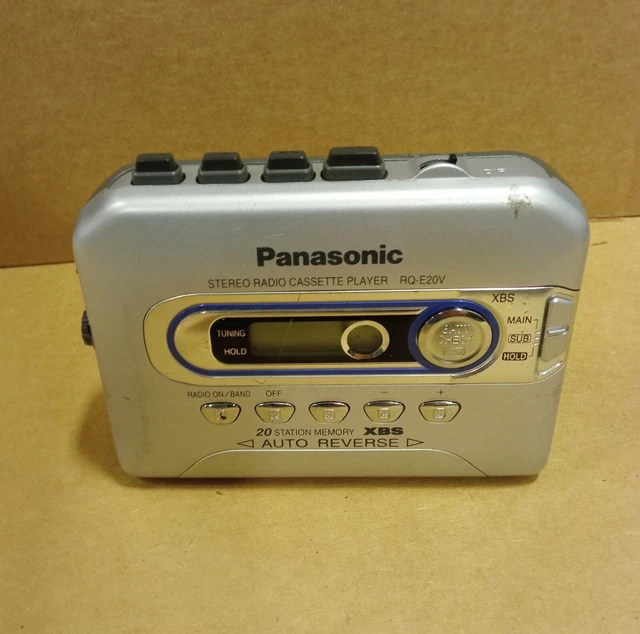PANASONIC STEREO RADIO Cassette Player RQ-E20V Non Working $4.00 - PicClick