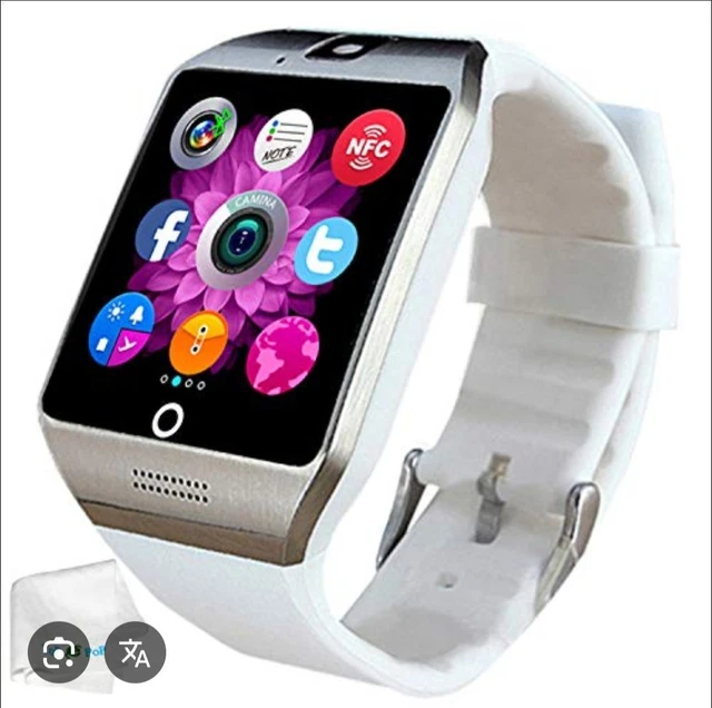 EXKLUSIVE BLUETOOTH SMART Watch Q18 mit Kamera SIM Karte Slot ...