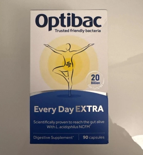 OPTIBAC PROBIOTICS FOR Every Day Extra Strength - 90 Capsules £46.99 ...