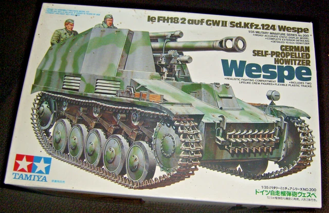 TAMIYA 35200- 1:35 - German Self-Propelled Howitzer "Wespe" Sd.Kfz. 124 ...