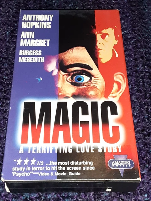 MAGIC VHS HORROR Psychological Thriller Anthony Hopkins UAV Release £9. ...