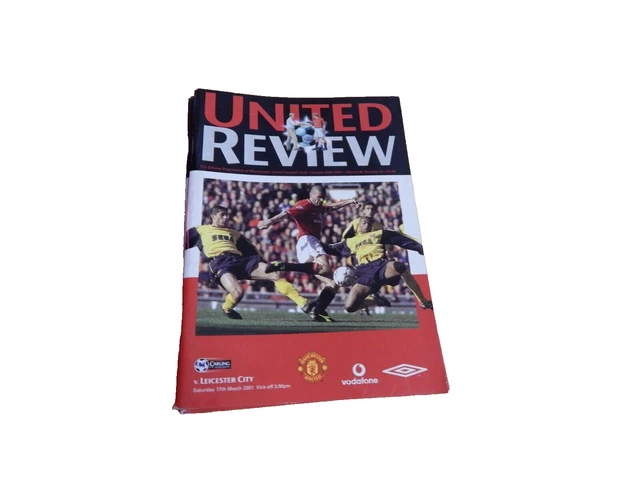 MANCHESTER UNITED OFFICIAL Programmes United Review £11.99 - PicClick UK