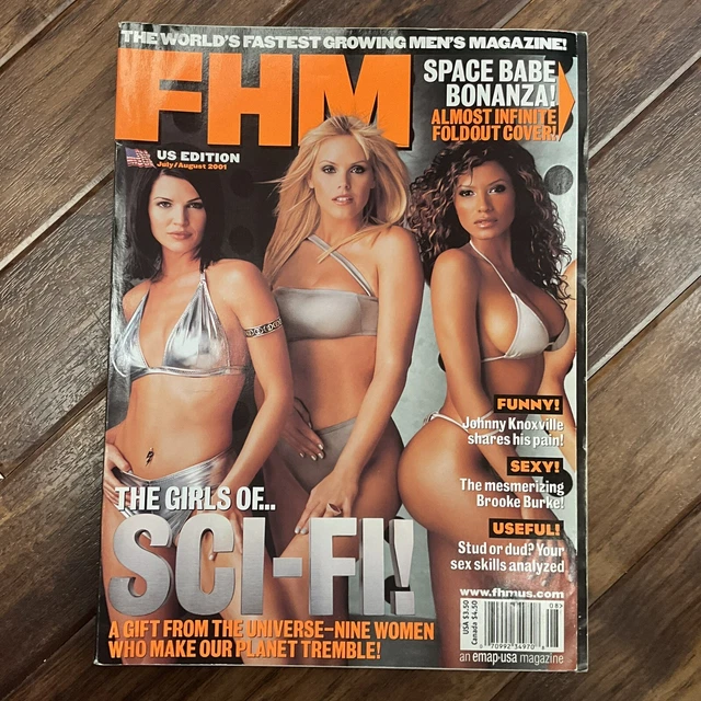 FHM MAGAZINE - US Edition - Issue #13 July/August 2001 - The Girls of Sci-Fi! £5.00 - PicClick UK