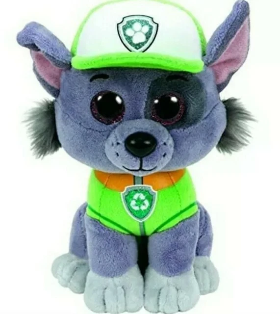 PAT PATROL PLUSH Puppy Rocky Paw Kids 15CM New Cartoon £24.16 - PicClick UK