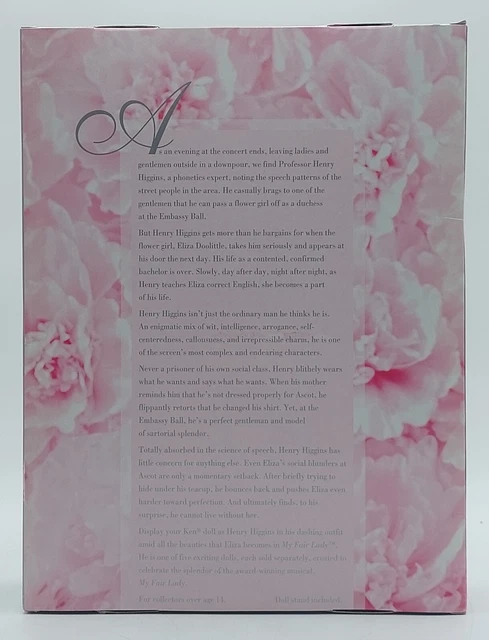 HOLLYWOOD LEGENDS KEN Barbie Puppe: Henry Higgins in My Fair Lady ...